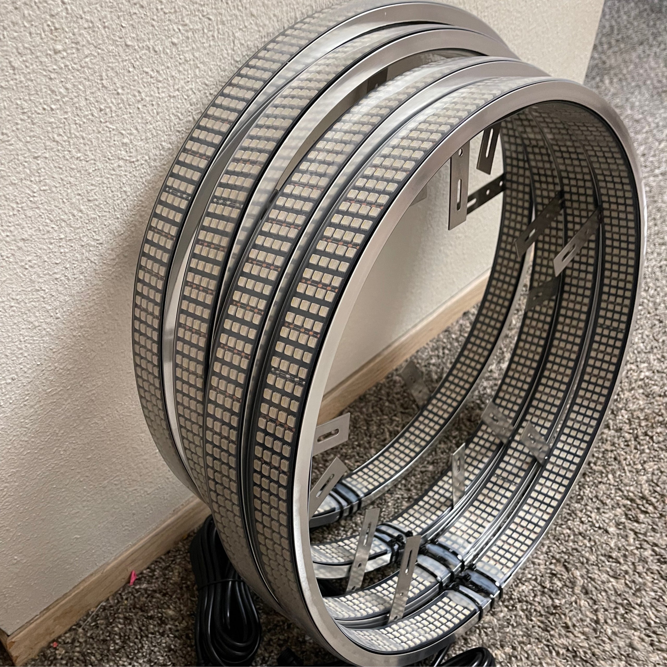 RGBW Dual 4 Row or 8 Row Wheel Rings | Southern Lights Unlimited